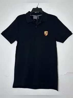 Porsche Design | Shirts | Nwt Porsche Design 0 Cotton Mens Black Polo ...